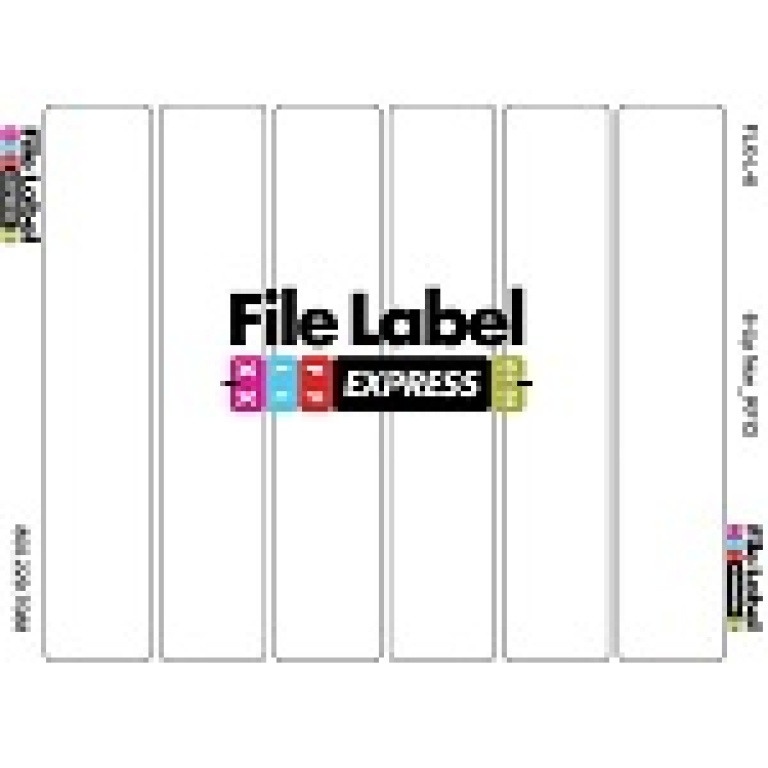 6 Up Full Top or End Tab Smead Compatible File Folder Labels - File ...