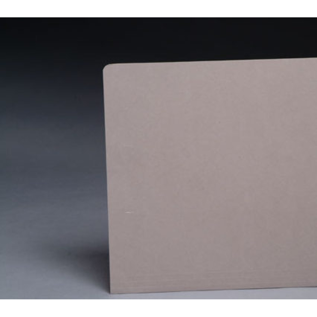 11pt File Folders Gray Single Fastener Full Cut End Tab Letter Size ...