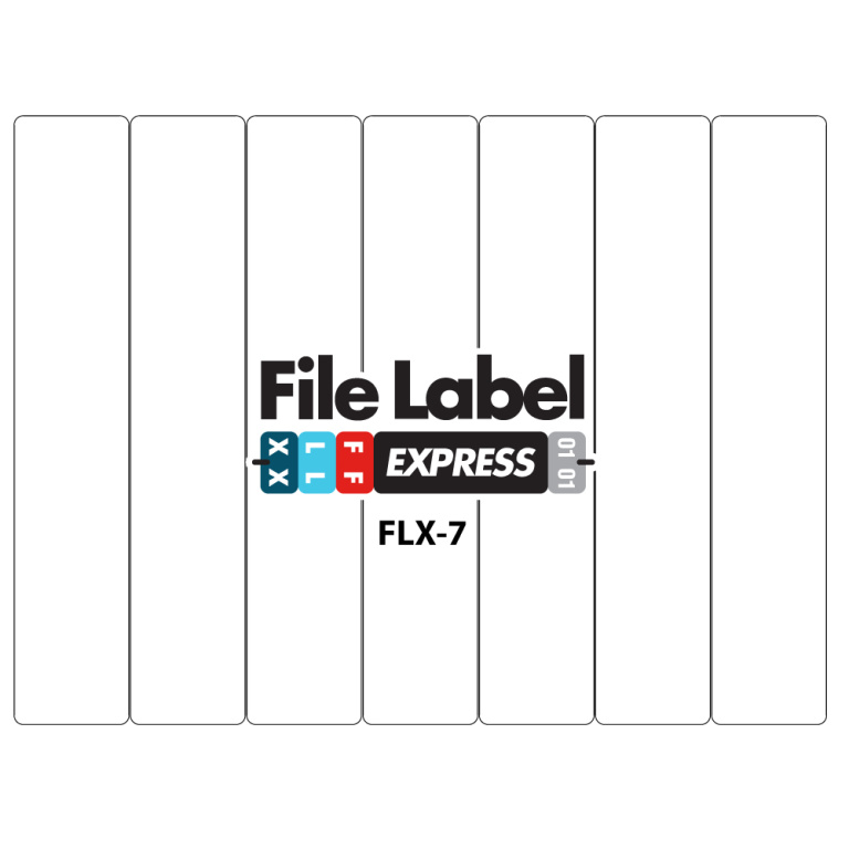7-Up Short Top or End Tab Smead Compatible File Folder Labels - File ...